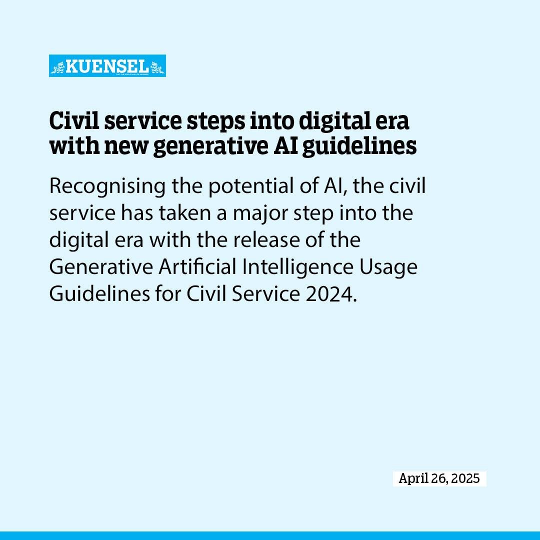 Civil Service Releases Guidelines for Generative Artificial Intelligence - Dimpulse